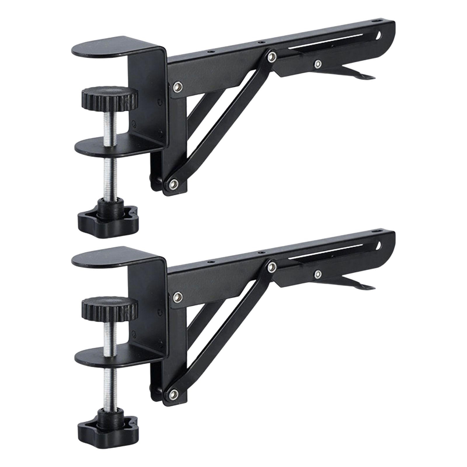 Under Desktop Mouse Keyboard Tray Clamp Sturdy for Pull Out Keyboard ...