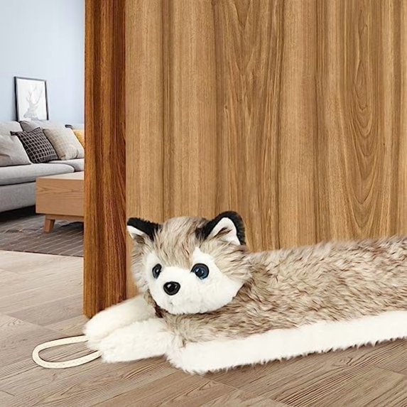 Under Door Draft Stopper 38 inch - Adorable Dog Heavy Duty Under Door ...