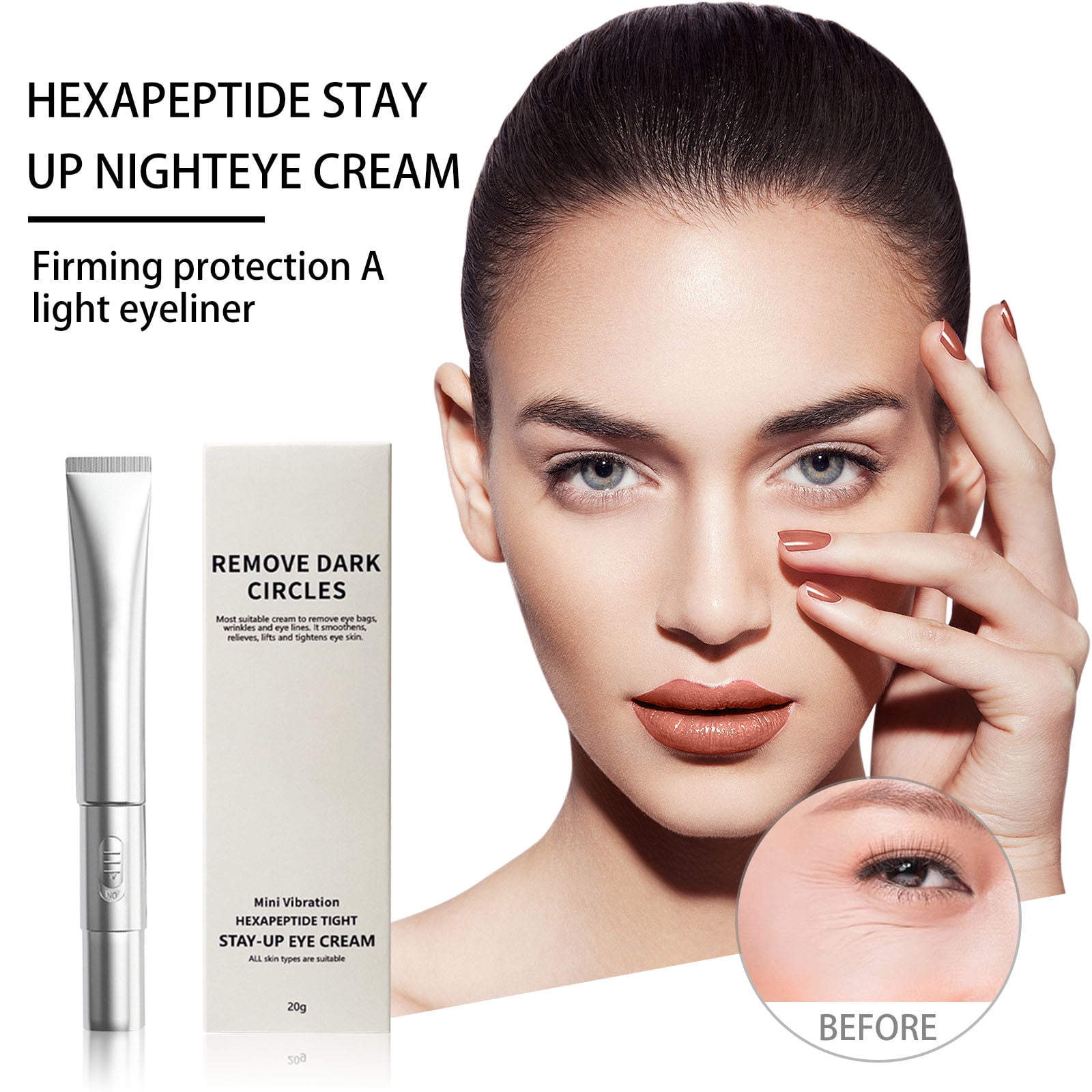 Under Eye Cream For Dark Circles And Puffiness - Caffeine Eye Cream Aging Brightener With ...