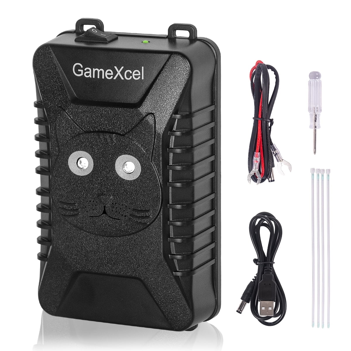 Under Hood Ultrasonic Mouse Repellent, Rodent Deterrent with LED Strobe ...
