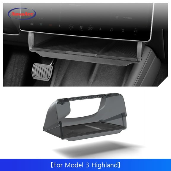 EVFITUS for Tesla Model CM31 Y/3 Under Screen Storage Organizer Tray ...