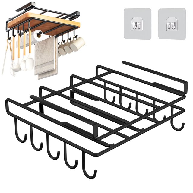 Under Shelf Basket-Over Cabinet Organizer-Wall Chopping Board Holder ...