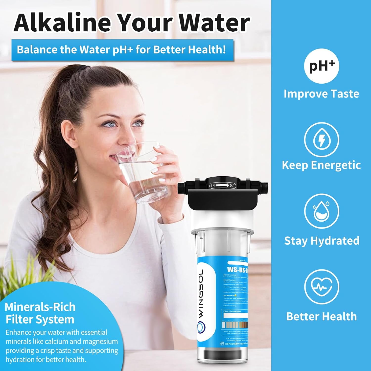 Under Sink Alkaline Water Filter - Walmart.com