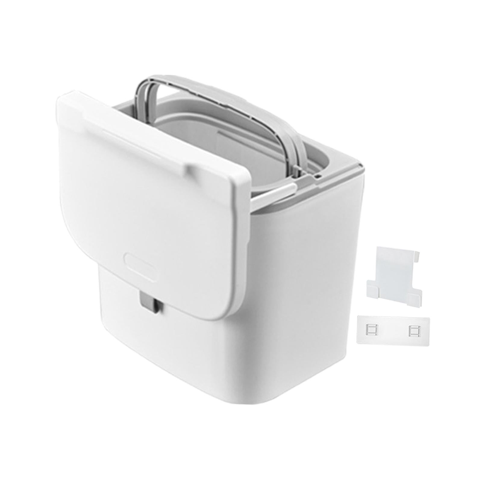Under Sink Garbage Trash Can Multifunction Wall Mount with Lid, Hanging ...