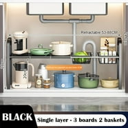 Mimifly Kitchen Cupboard Organizer Shelf, 15.8x7.9x5.9 inch, 2 Pack ...