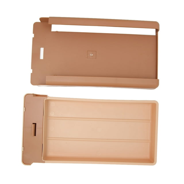 Under Table Drawer Bottom Storage Concealed Paste Under Desk Pull Out Drawer With Handle For