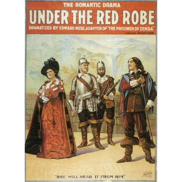 Under The Red Robe (Broadway) Movie Poster (11 x 17) - Walmart.com