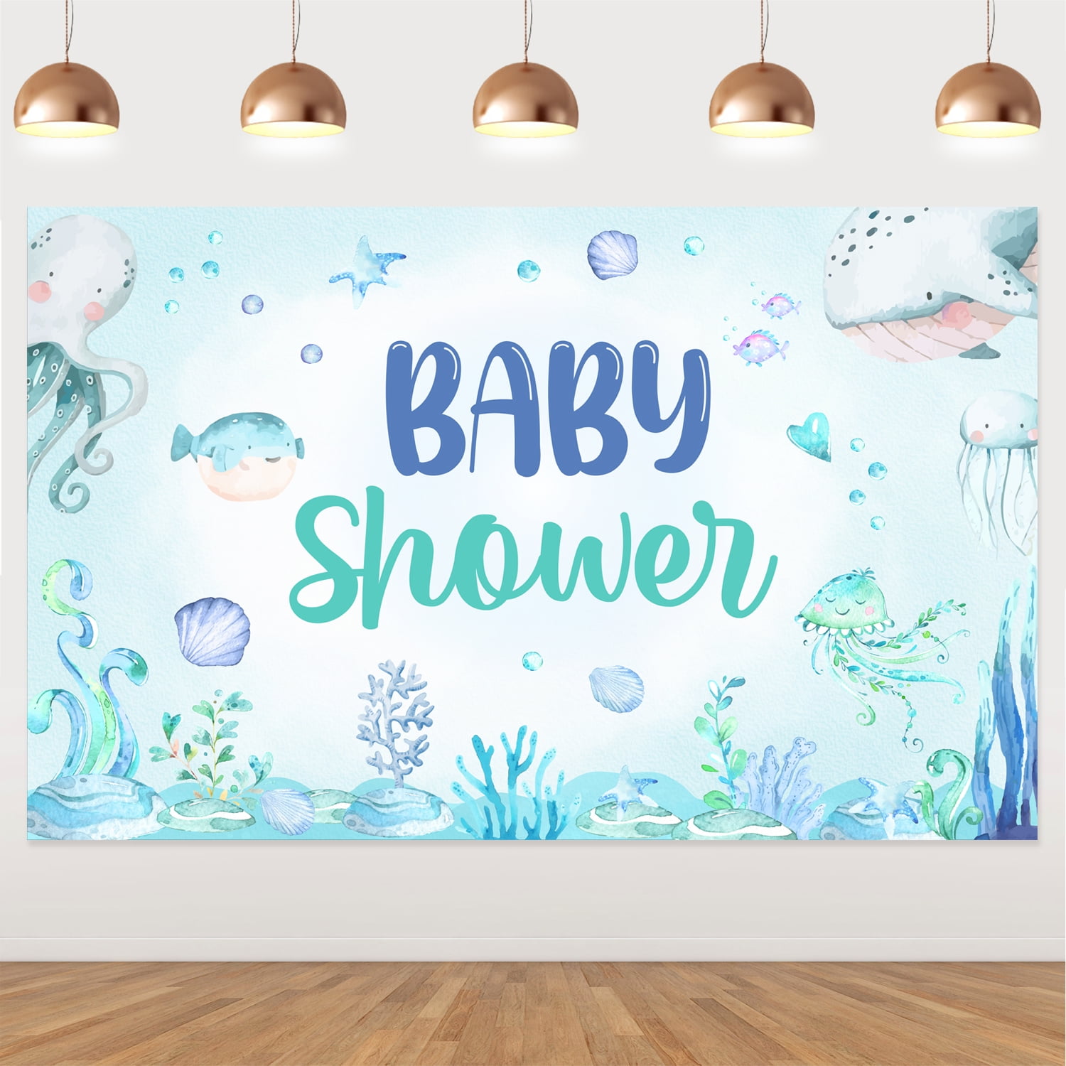Under The Sea Baby Shower Decorations, Ocean Baby Shower Decorations ...
