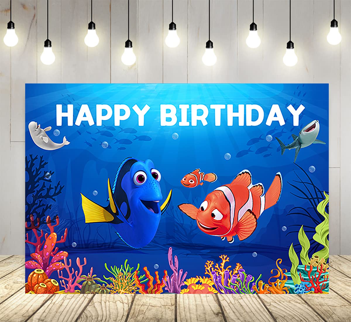 Under The Sea Backdrop for Birthday Party Supplies Nemo Photo ...