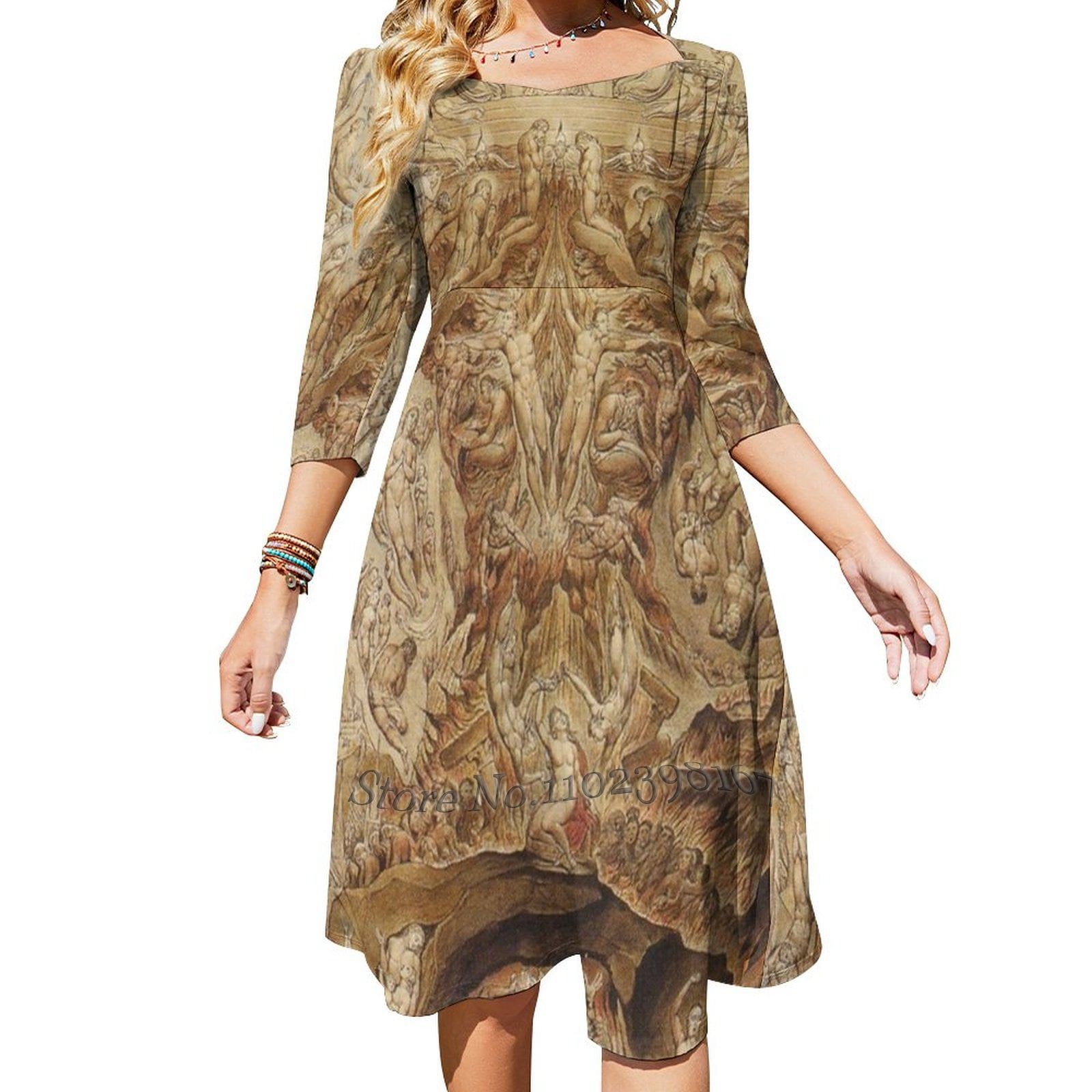 Under The Sea Evening Party Dresses Midi Sexy Dress Female Sweet One ...