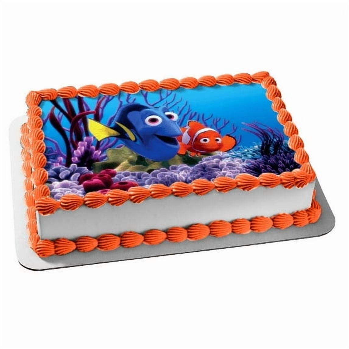Under The Sea Finding Nemo Dory Birthday Edible Image Cake Topper For ...