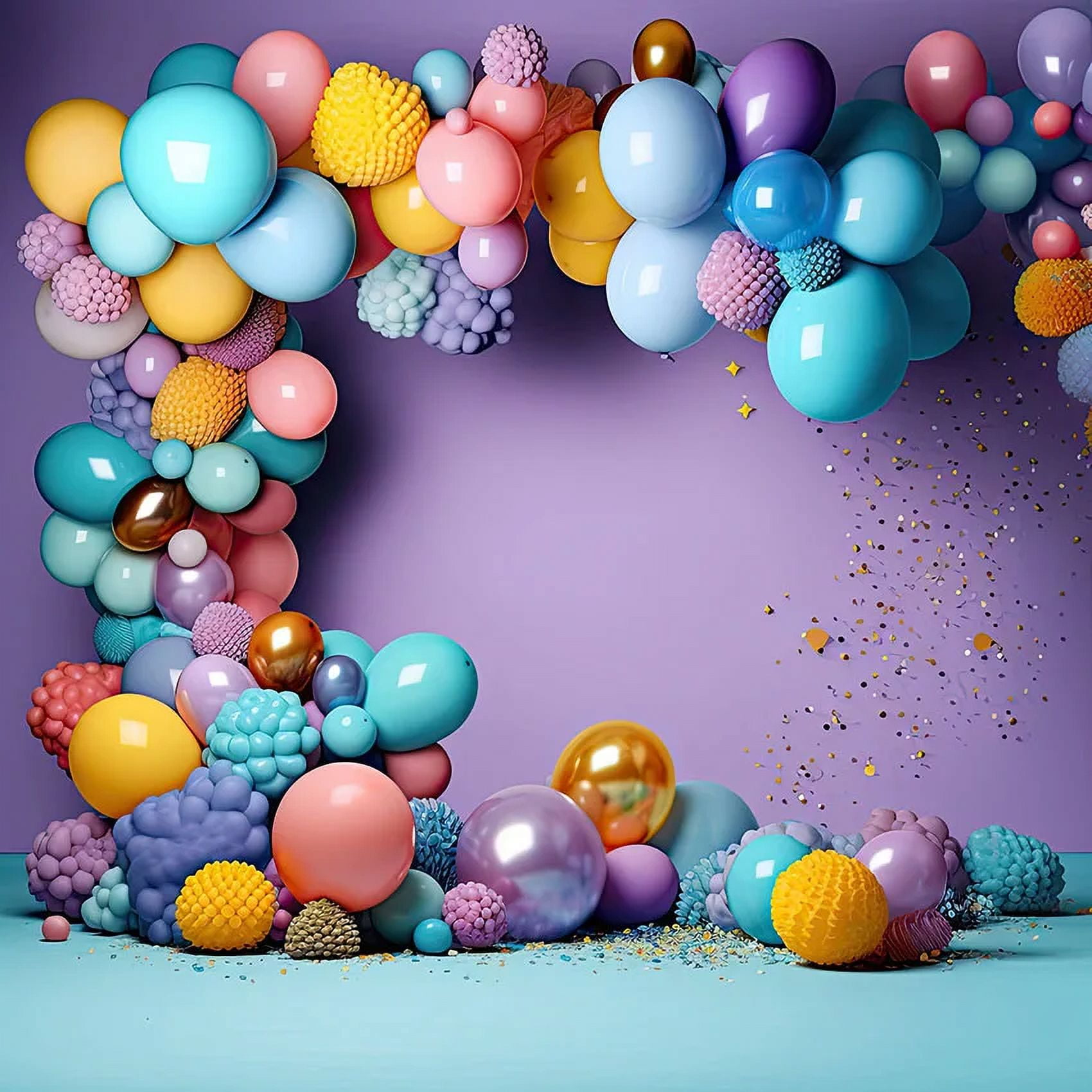 Under The Sea Mermaid Shell Kids Birthday Party Cake Smash Portrait r ...