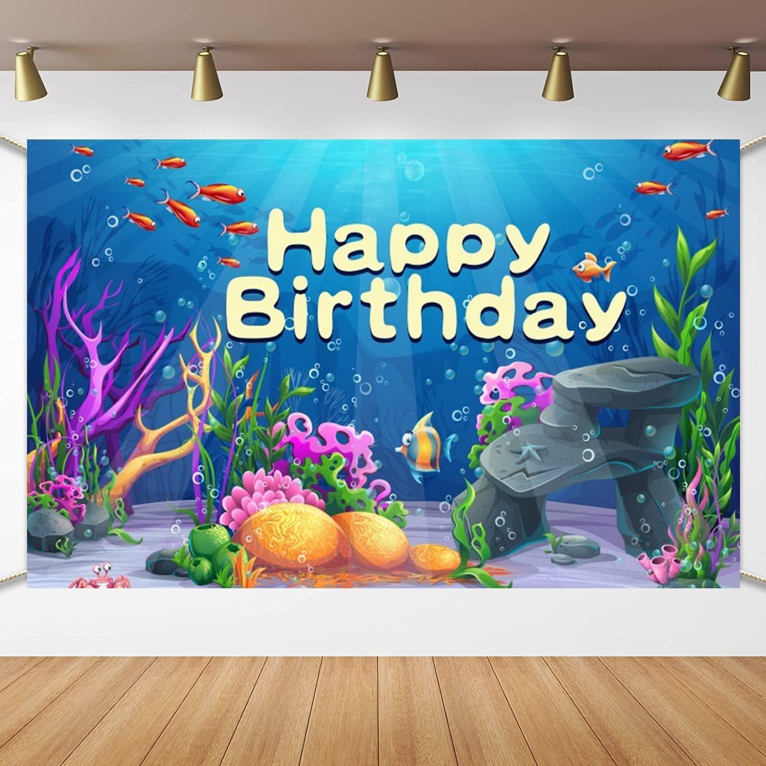 Under The Sea Photography Backdrop Ocean Theme Birthday Background ...