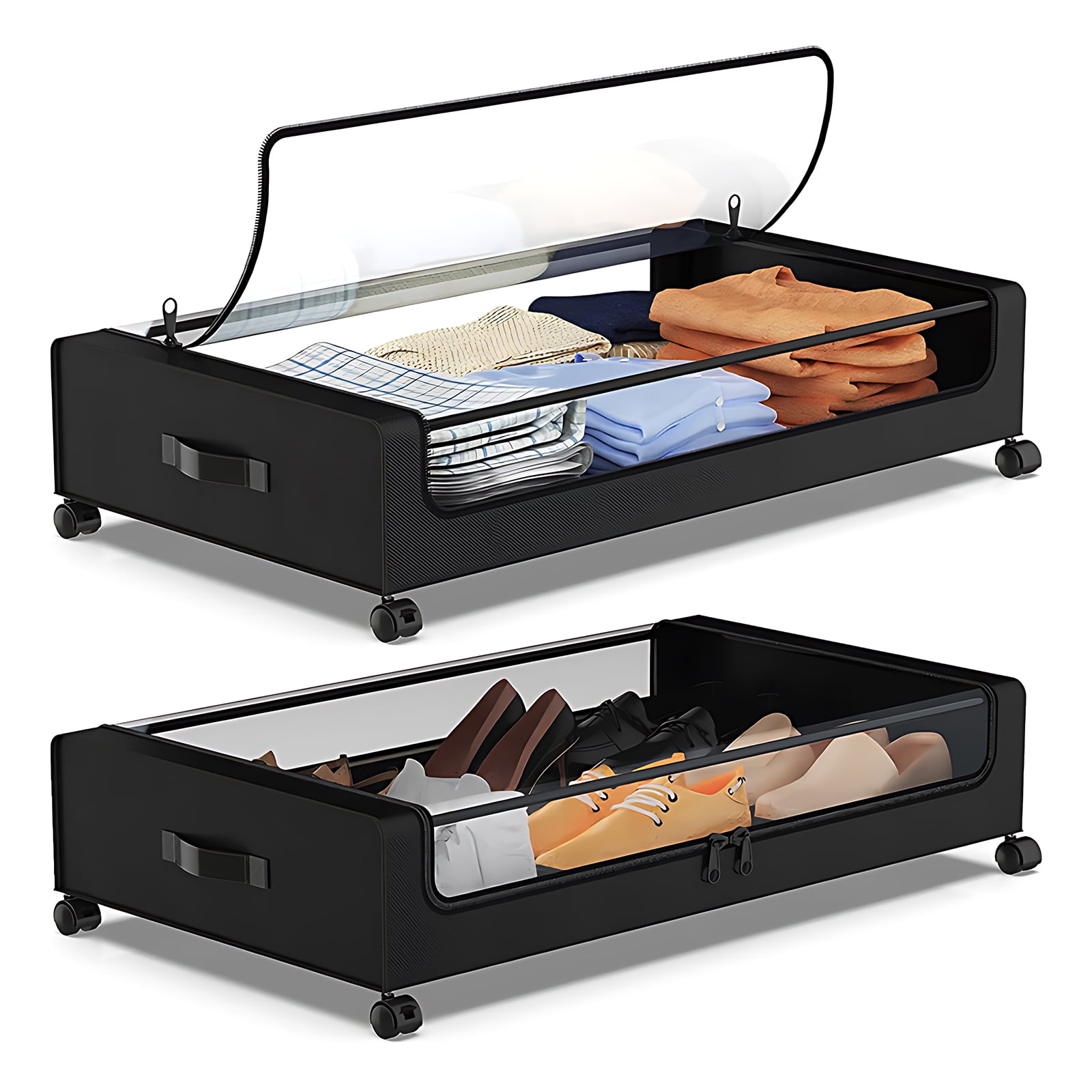 Under bed storage rack,Lids And Under Bed Wheels Drawers With Lids ...