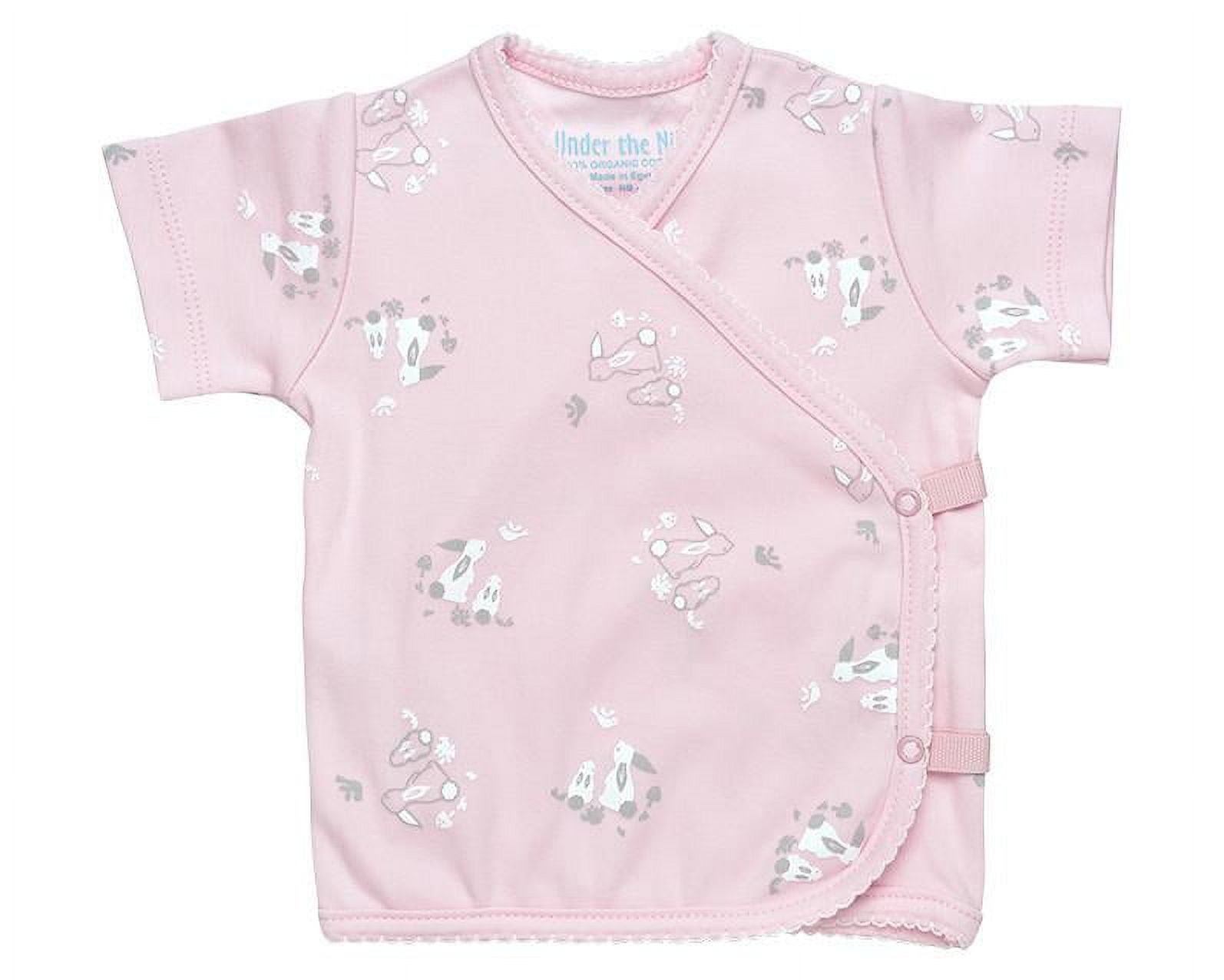 Under the Nile Organic Cotton Baby Girl Side-Snap T-Shirt Size 0-3m ...