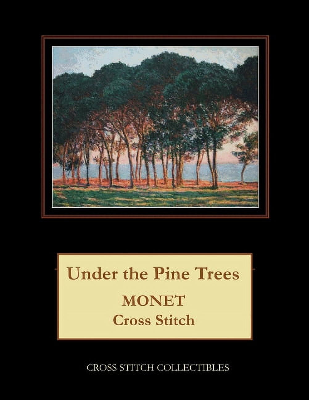 Under the Pine Trees: Monet Cross Stitch Pattern (Paperback)(Large ...