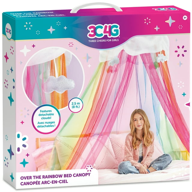 Under the Rainbow Multicolor Round Bed Canopy - Walmart.com