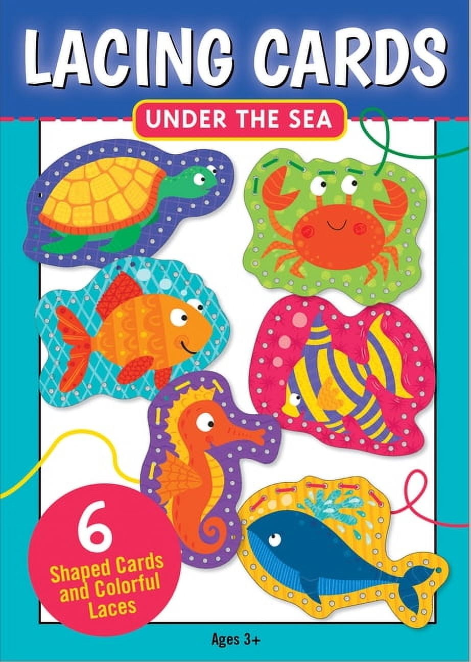 Under the Sea Lacing Cards (Set of 6 Cards), (Hardcover) - Walmart.com