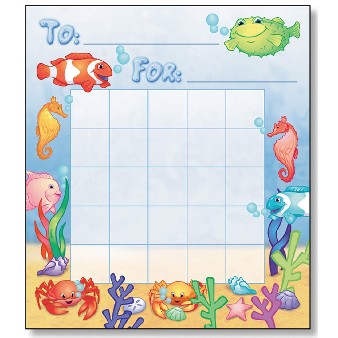 Under the Sea Mini Incentive Charts by North Star Teacher Resources ...