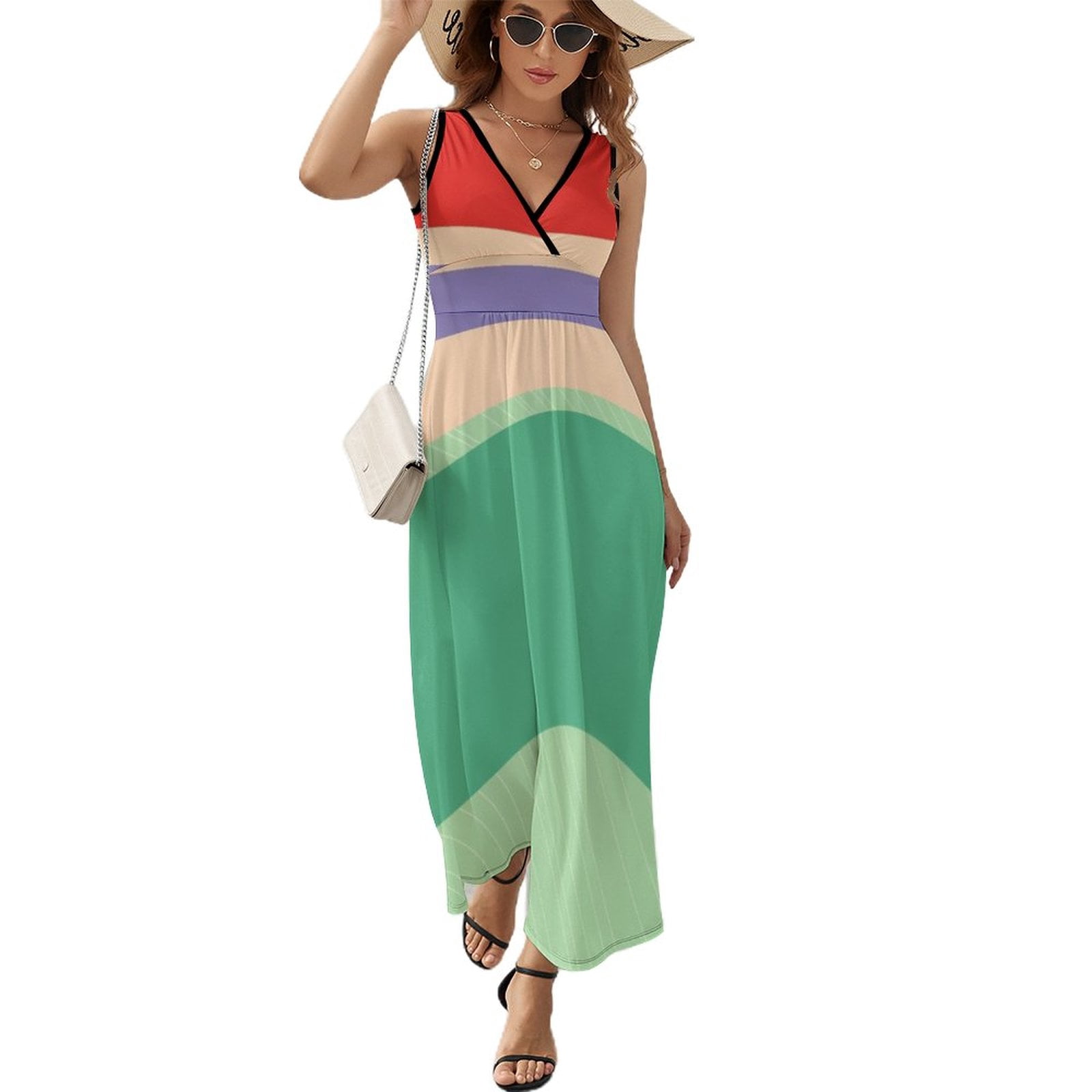 Under the Sea Sleeveless Dress clothes women dresses - Walmart.com