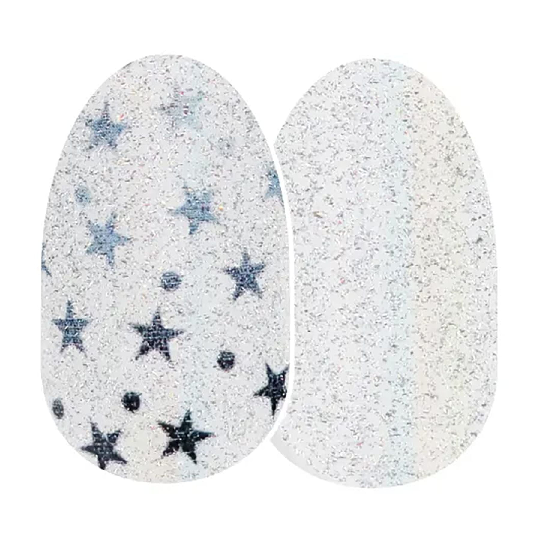 Under the Stars - Color Street Nail Strips, Blue Stars on White with ...