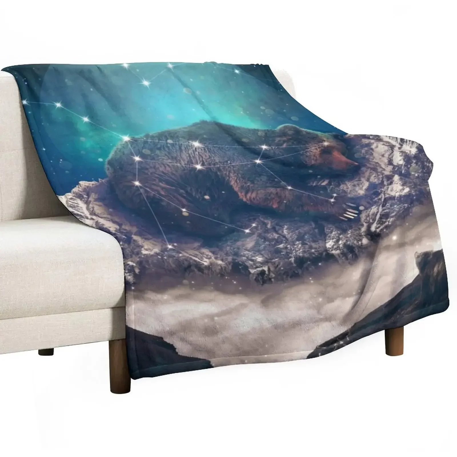 Under the Stars | Ursa Major Throw Blanket Picnic warm winter Plaid on ...