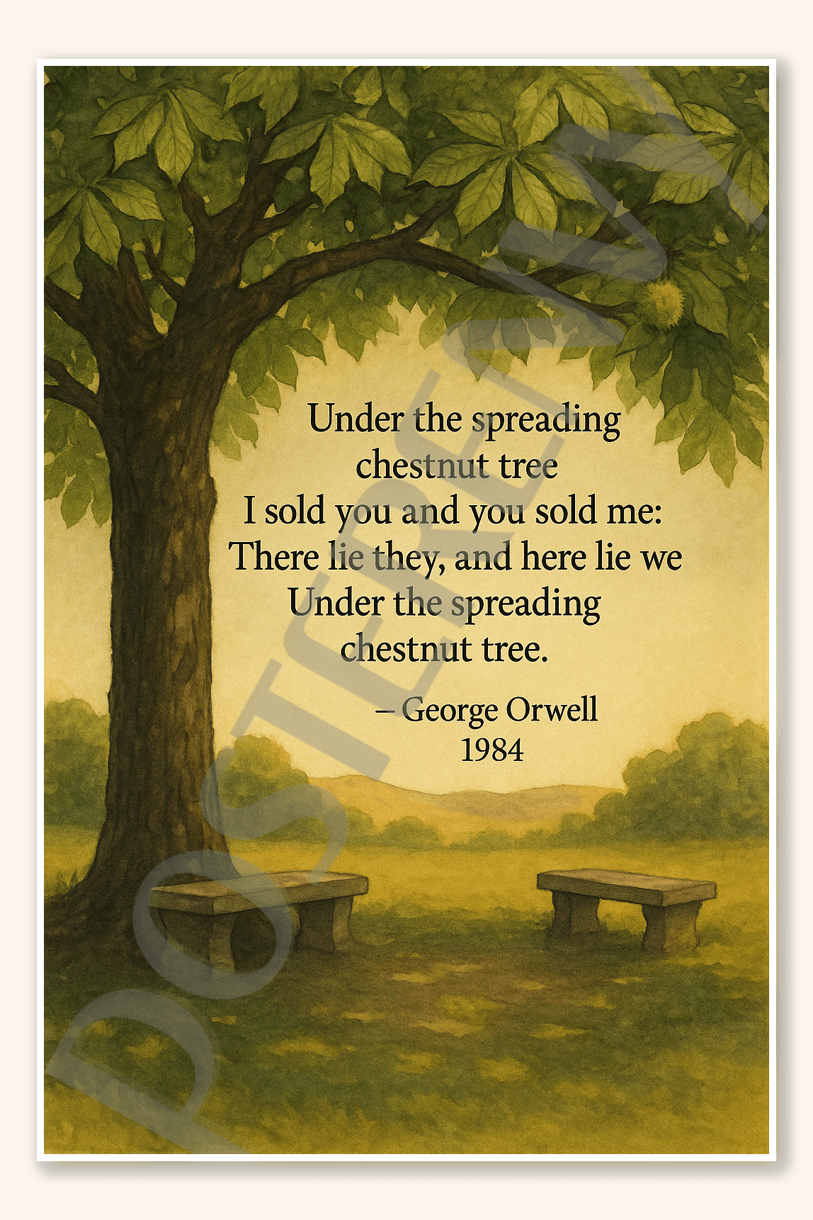Under the spreading chestnut tree I sold you and you sold me - George ...
