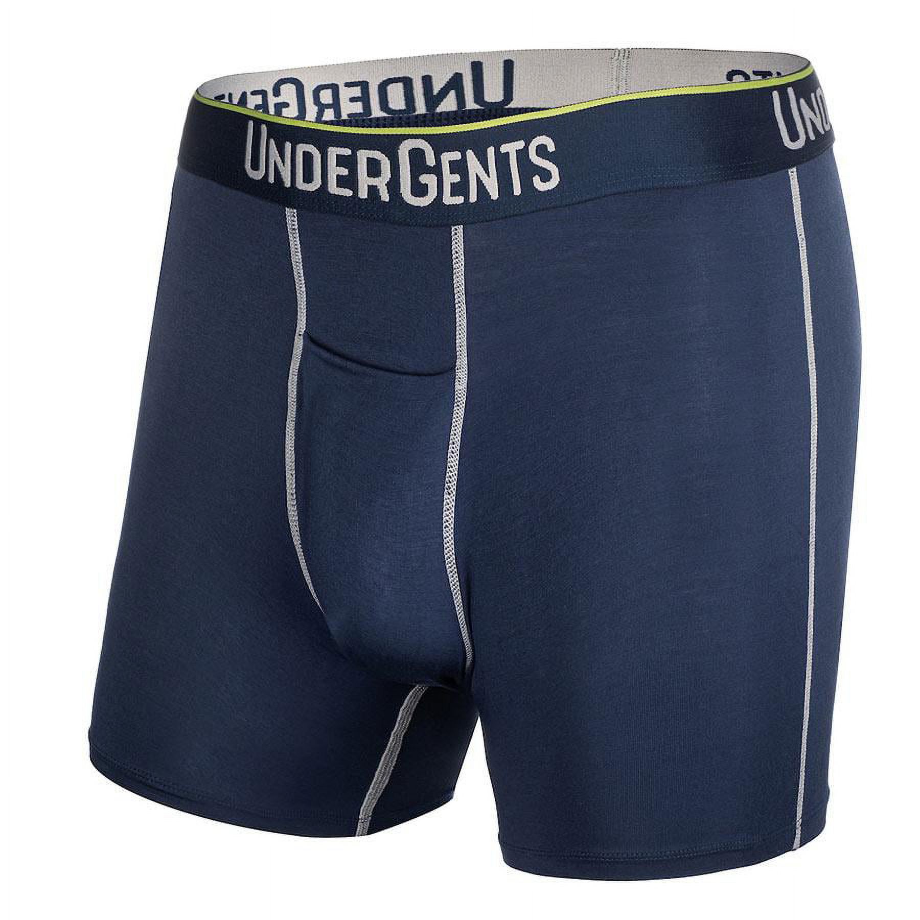 UnderGents 6" Men's Boxer Brief (With Horizontal Fly Front): Ultra-Soft ...