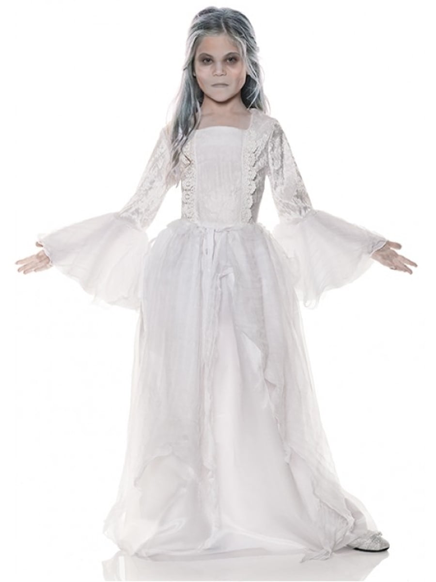 Girls Ghostly Alter Bride Spirit Costume Medium 6-8 - Walmart.com