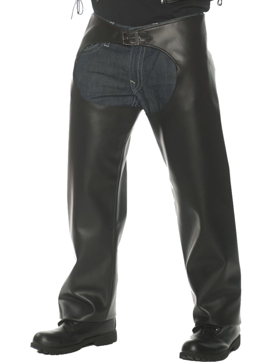Men's Biker Motorcycle Rider Chaps Costume Pants Large 34-38 - Walmart.com