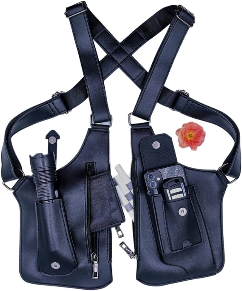 Underarm Anti-Theft Bag, Hidden Shoulder Holster, Double Storage Pouch ...