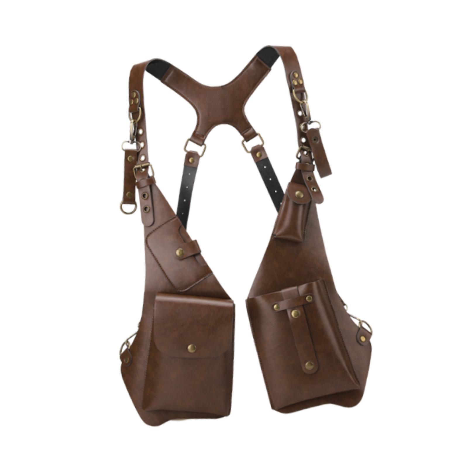Underarm Shoulder Bag Satchel Organizer Multipurpose Double Shoulder ...