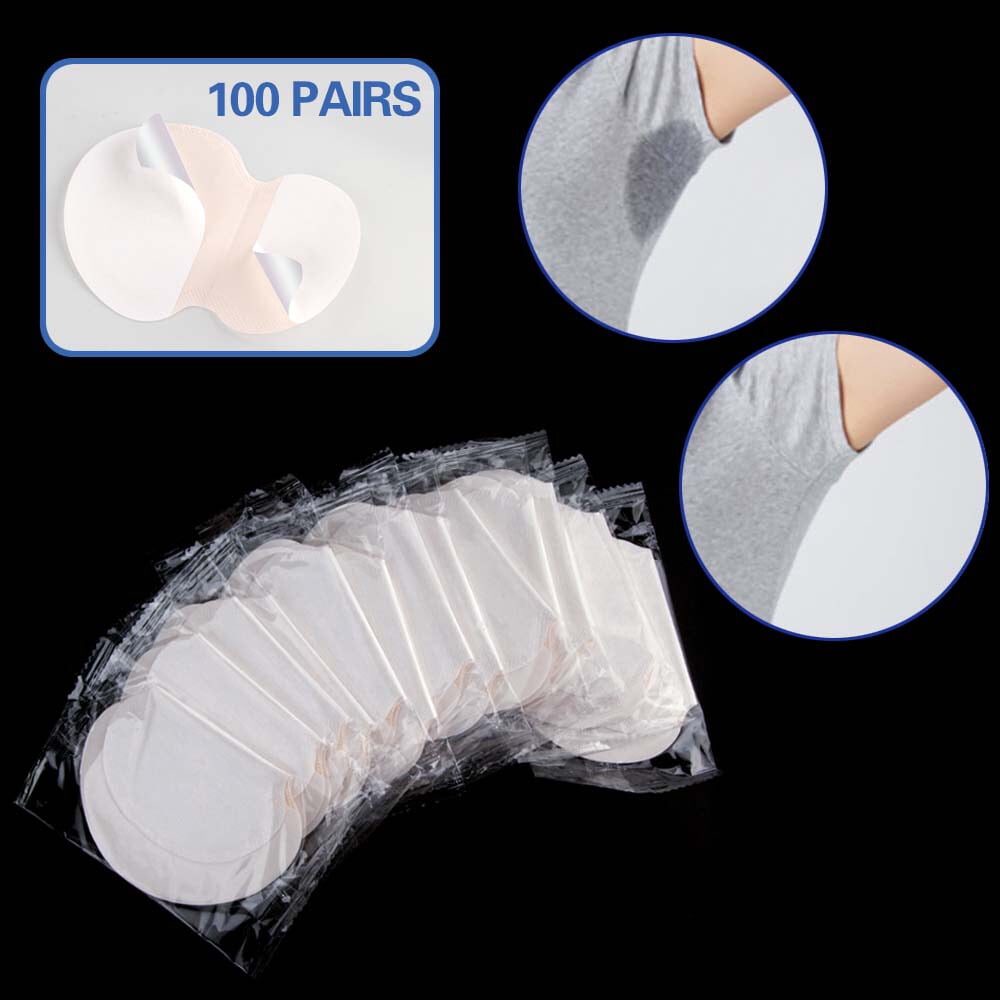 Underarm Sweat Pads Invisible Armpit Sweat Pads Disposable Dress ...