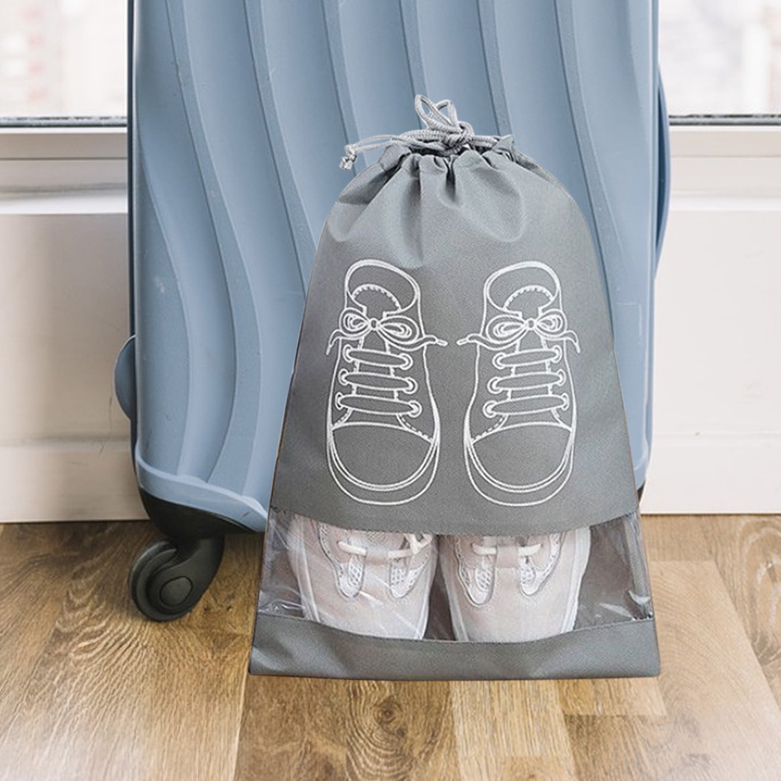 Underbed Shelf Drawer Organizer, Sliding Shoe Rack Storage Box, Pull ...