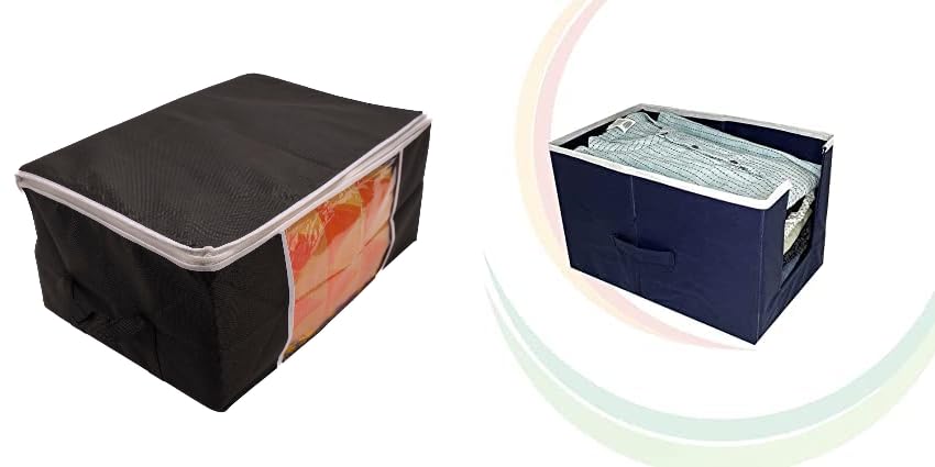 Underbed Storage BagNonWoven Blanket CoverRazai CoverLarge Black Pack ...