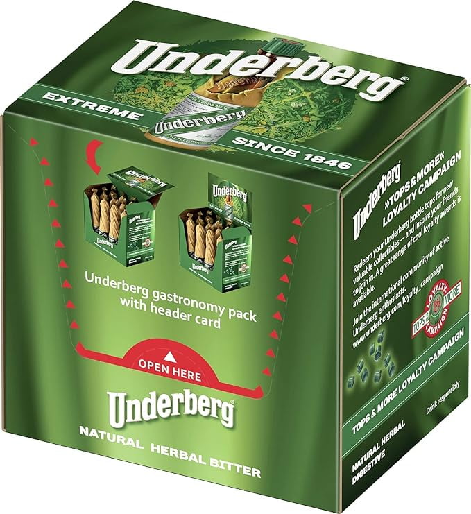 Underberg Natural Herb Bitters 12 Pack, .68oz/btl - Walmart.com
