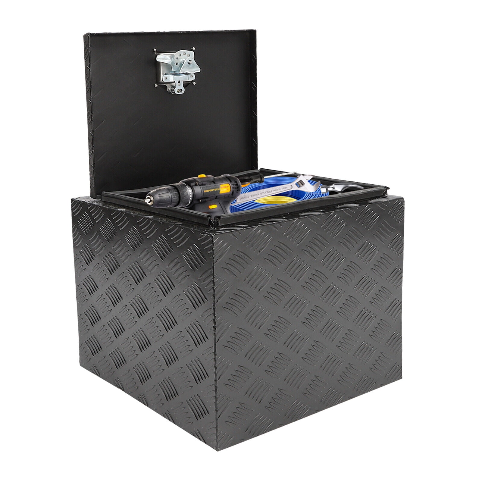 Underbody Aluminum Truck Tool Box W/Keys 18" Trailer RV Tool Storage ...