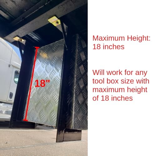 Underbody Tool Box Mounting Brackets Top Hanging Overhead Kit for Dry ...