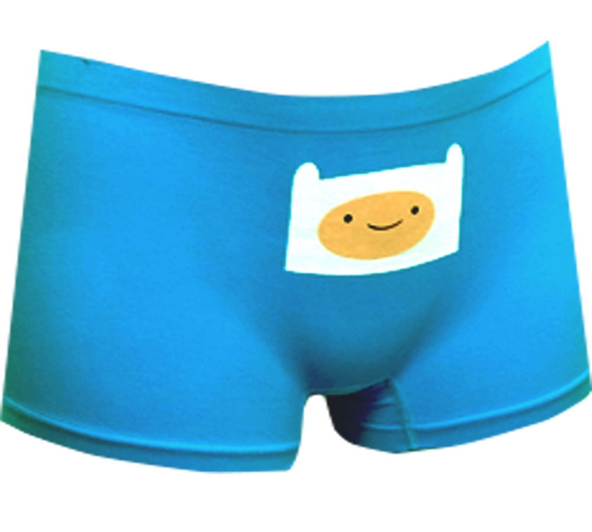 Underboss Womens Adventure Time Finn The Human Blue Seamless Hot Short ...