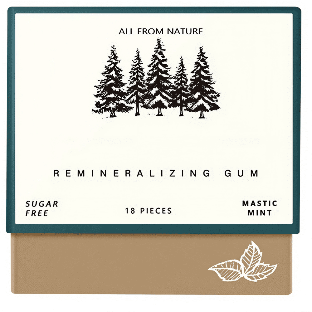 Underbrush Remineralizing Chewing Gum, 2025 New Organic Natural Mastic ...