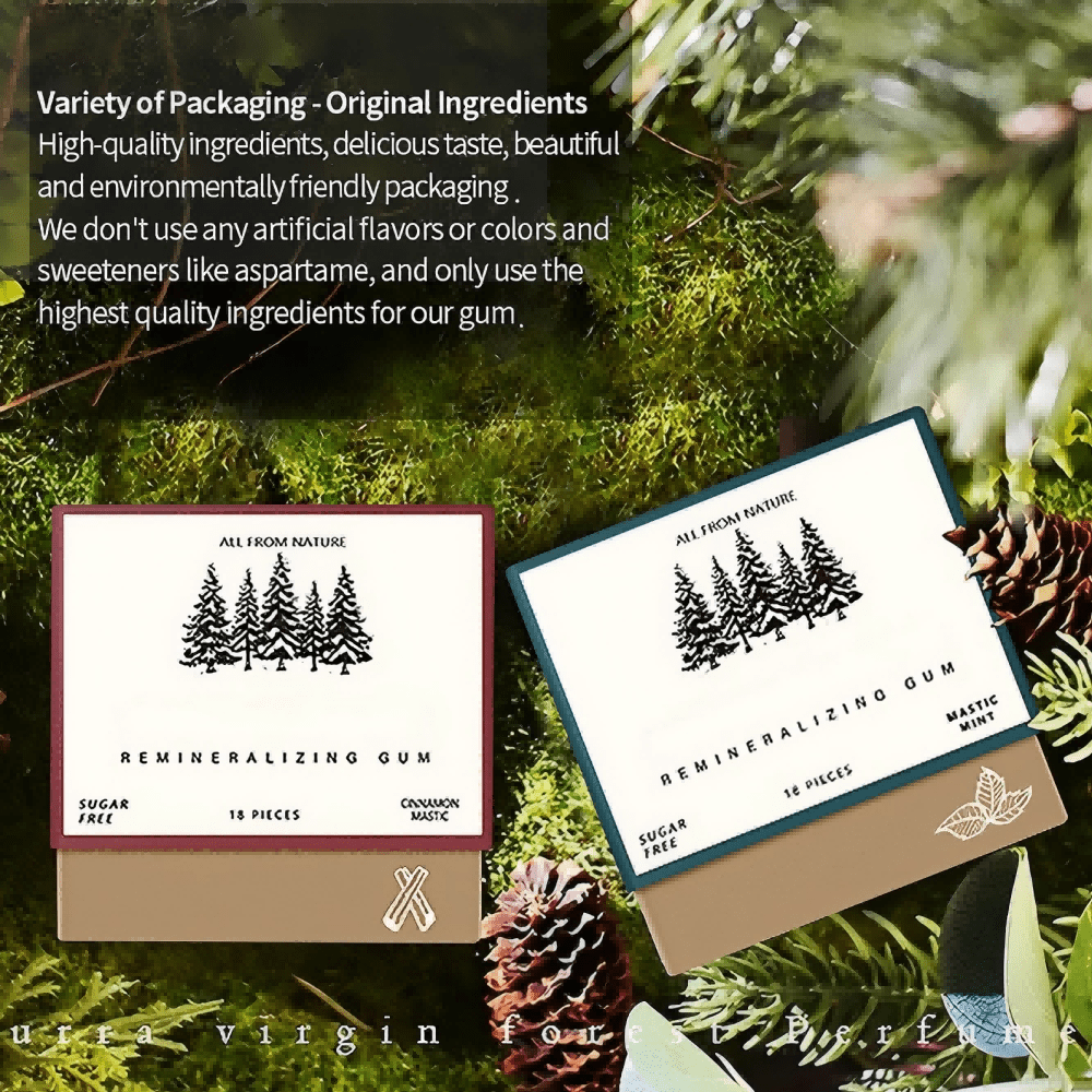 Underbrush Remineralizing Chewing Gum, 2025 New Organic Natural Mastic ...