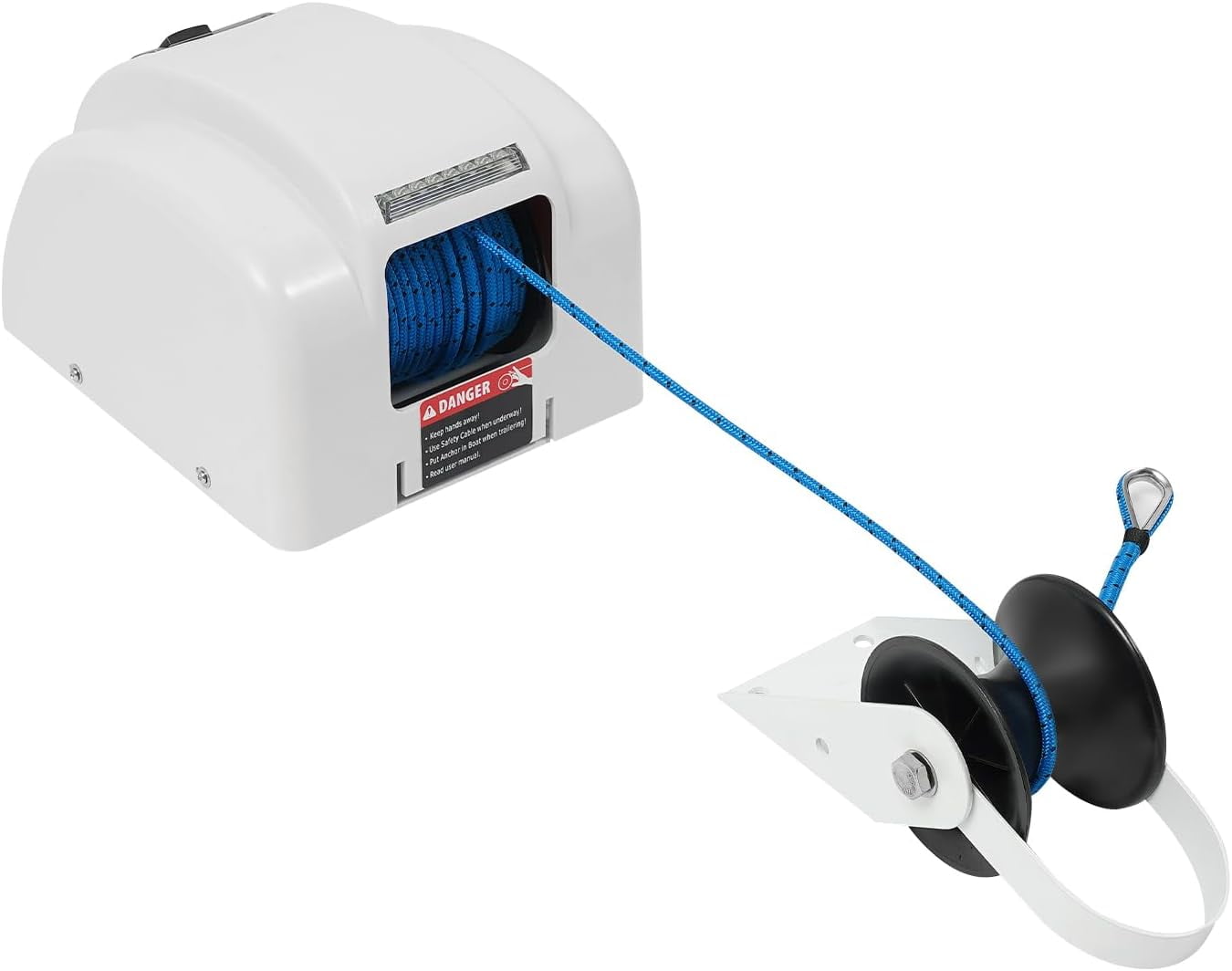 Undercat 45 LBS Boat Electric Anchor Winch, Marine Anchor Windlass ...