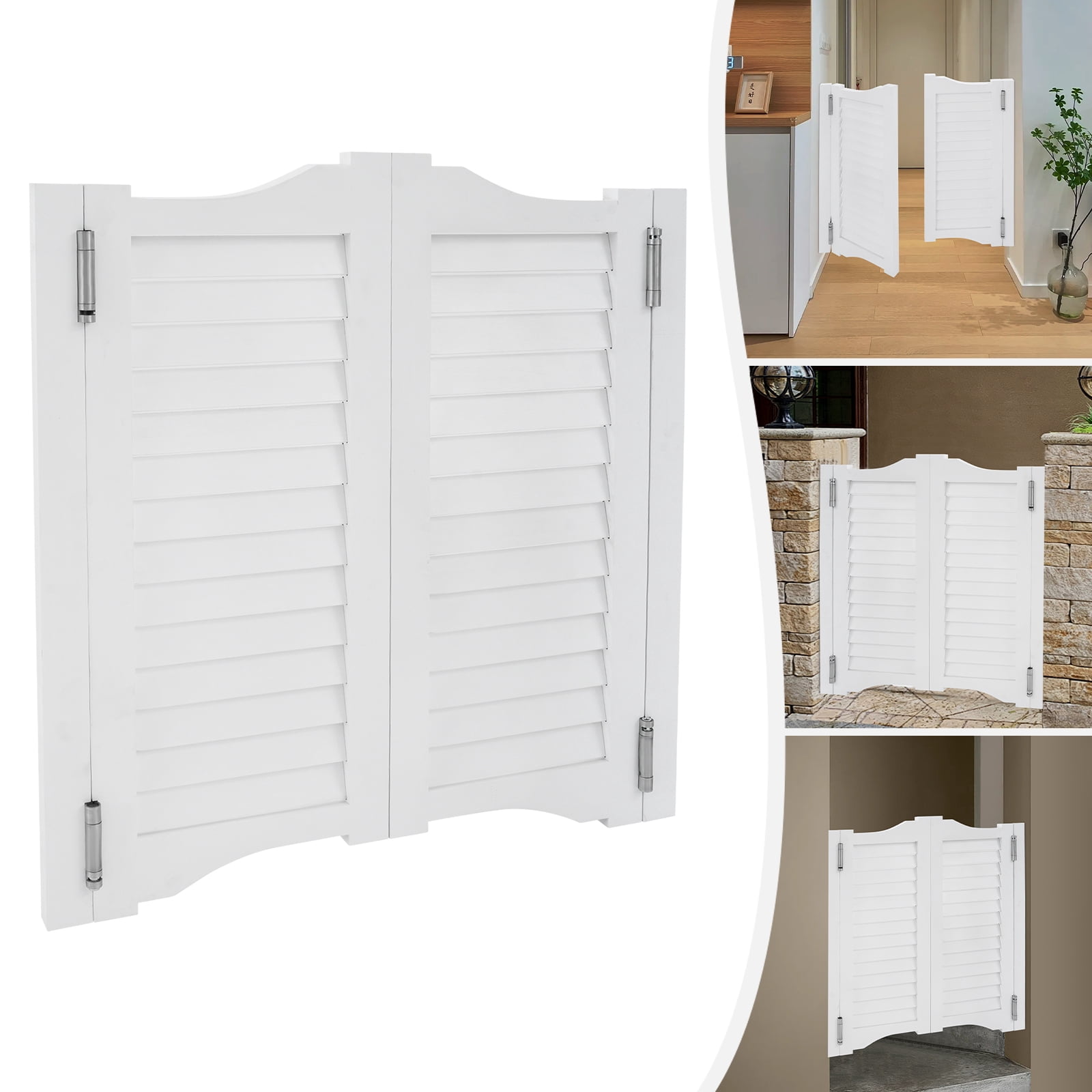 Undercat Swinging Door, Wood Cafe Door, Interior Saloon Door with Metal ...