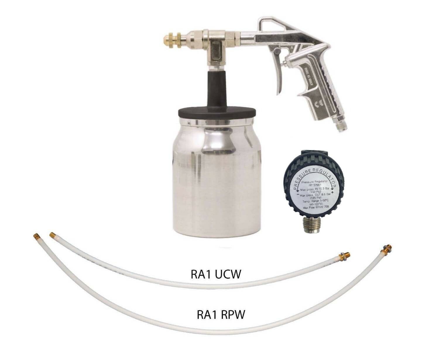 Undercoating Spray Gun with Wands for Auto Undercoating and Rust ...