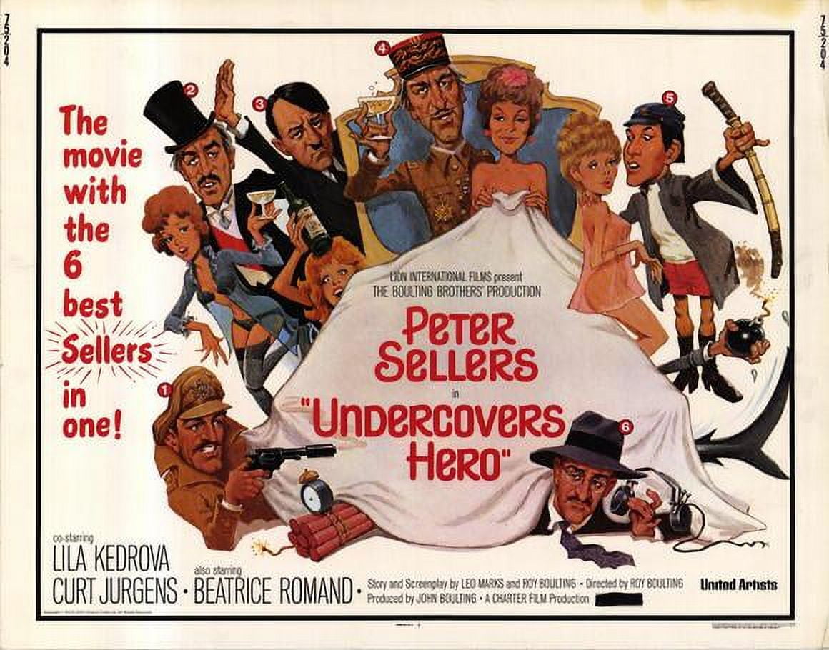 Undercovers Hero - movie POSTER (Style A) (11" x 14") (1975) - Walmart.com