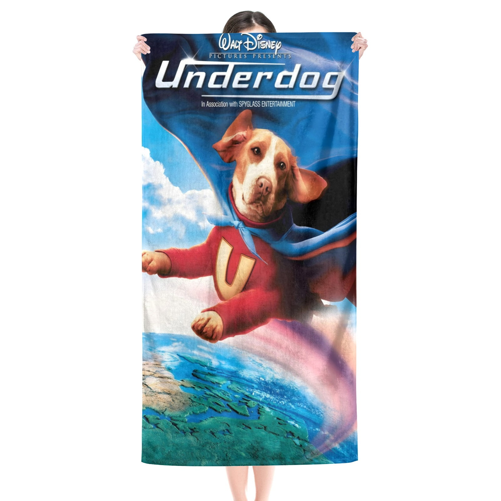 Underdog Double-Side bath Towel.30" x 60" - Walmart.com