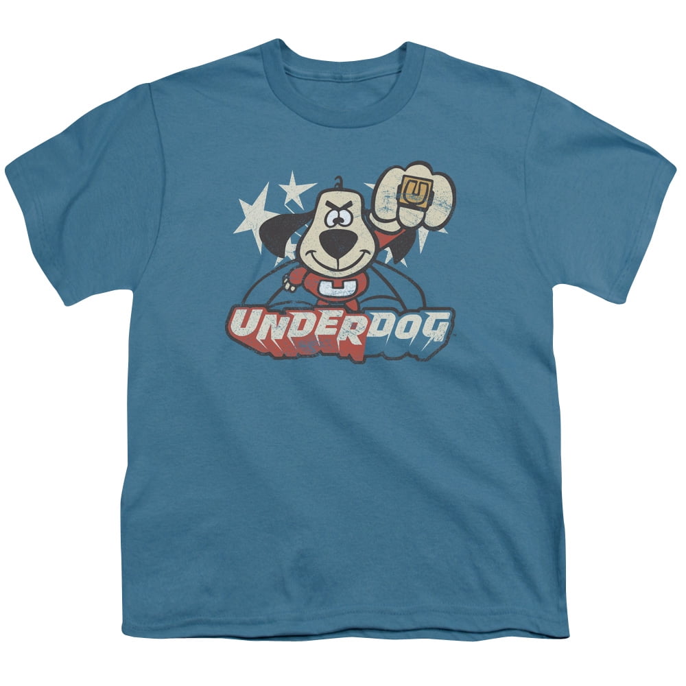 Underdog/Flying Logo S/S Youth 18/1-Slate - Walmart.com