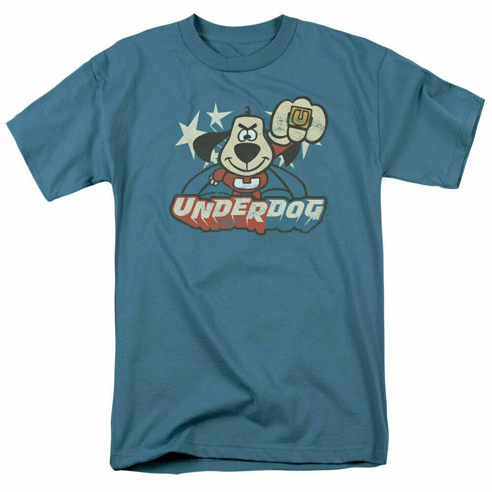 Underdog Flying Logo T Shirt Cartoon Merchandise Slate - Walmart.com