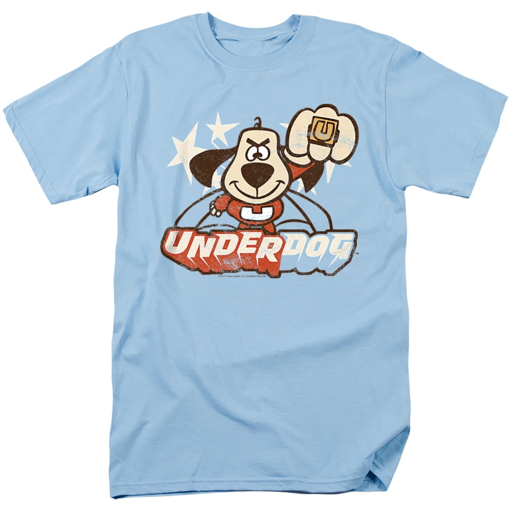 Underdog Flying Logo Unisex Adult T Shirt, Light Blue, Small - Walmart.com