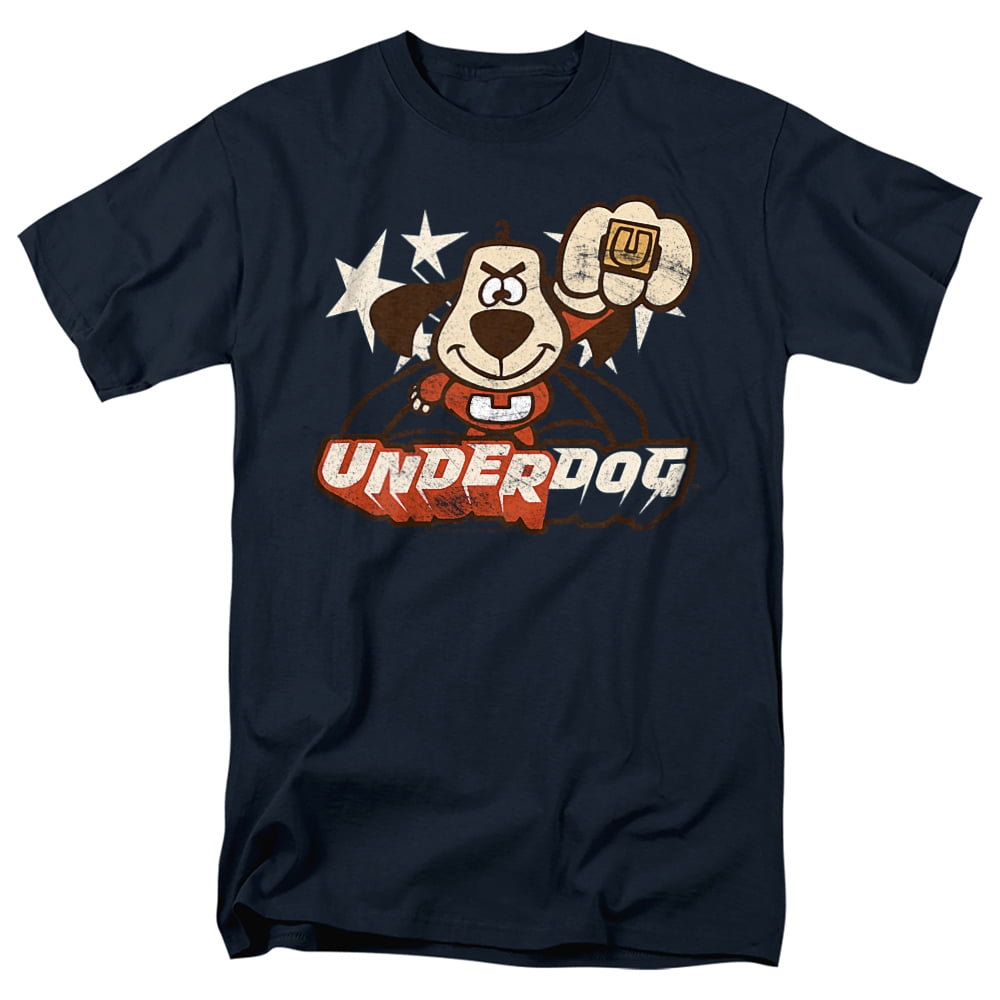Underdog Flying Logo Unisex Adult T Shirt, Navy, Large - Walmart.com